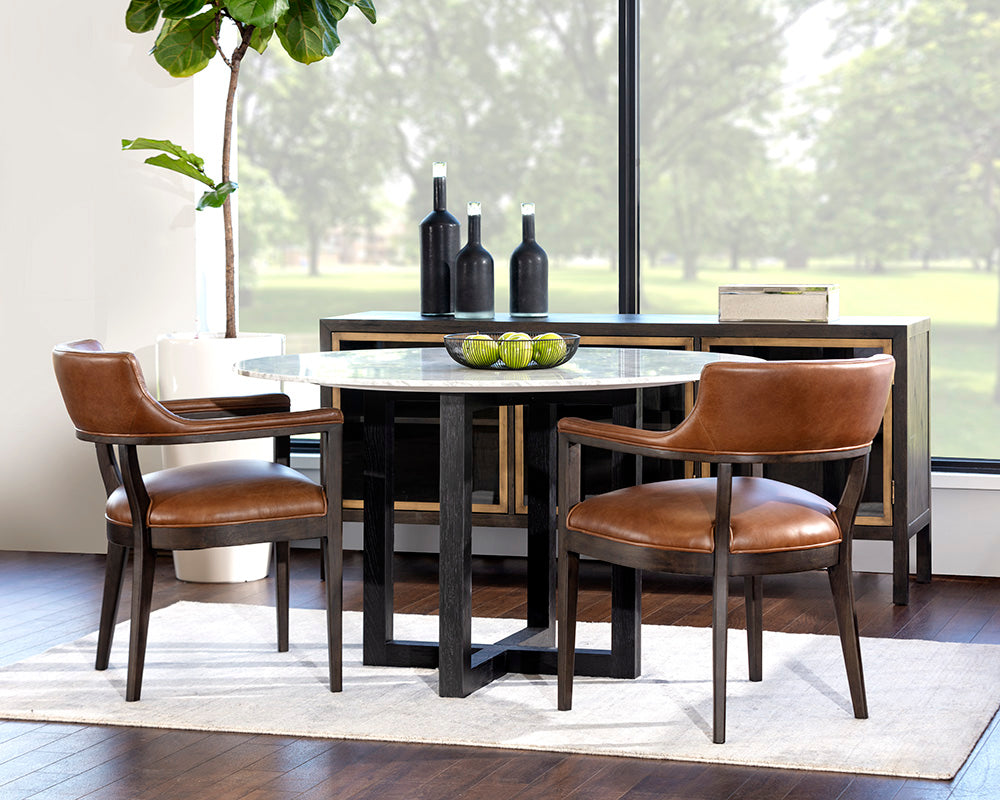 Brylea Dining Armchair - Natural – Sunpan Trading & Importing, Inc.