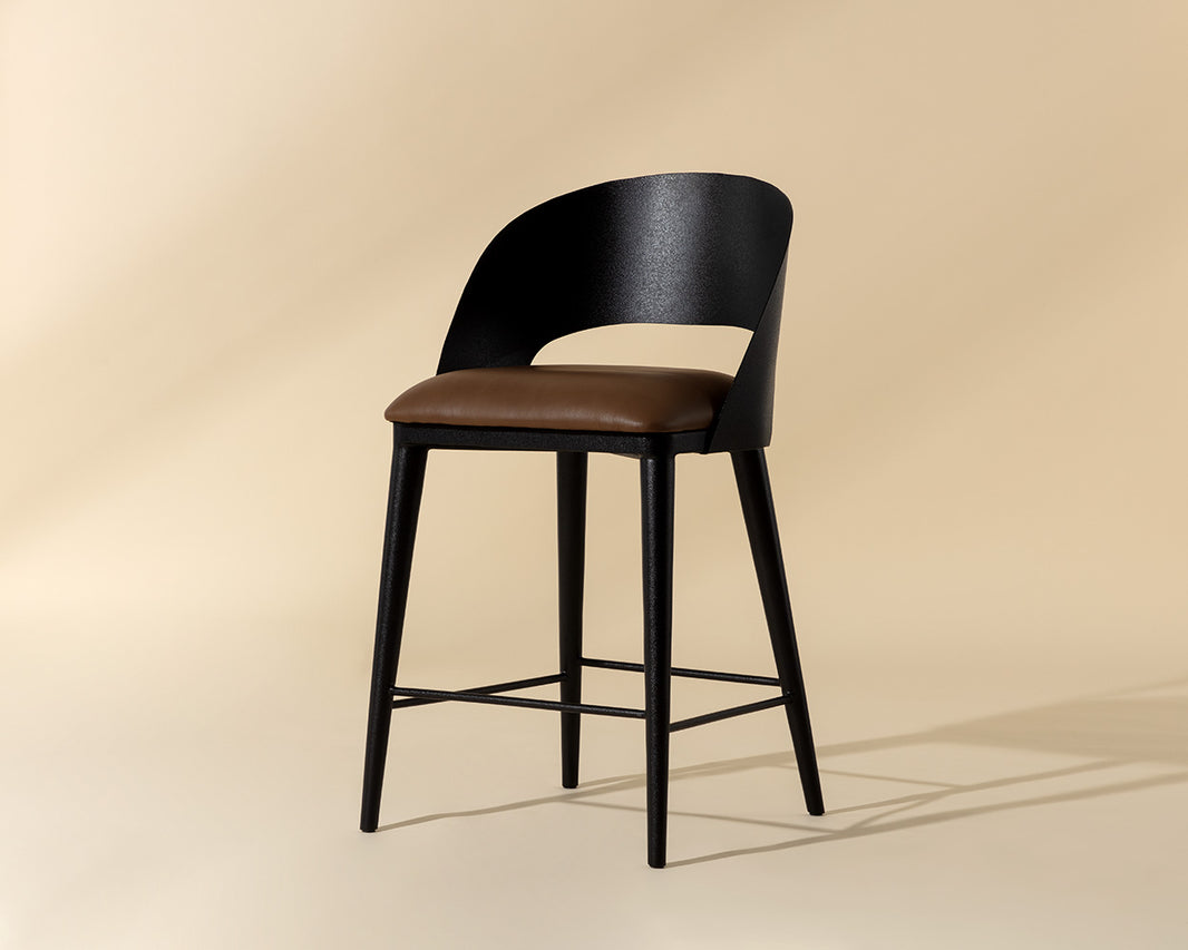 Dezirae Counter Stool - Black – Sunpan Trading & Importing, Inc.