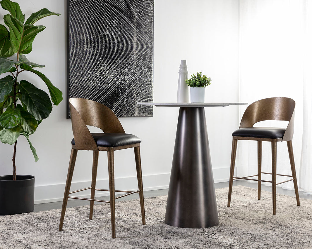 Dezirae Counter Stool - Black – Sunpan Trading & Importing, Inc.