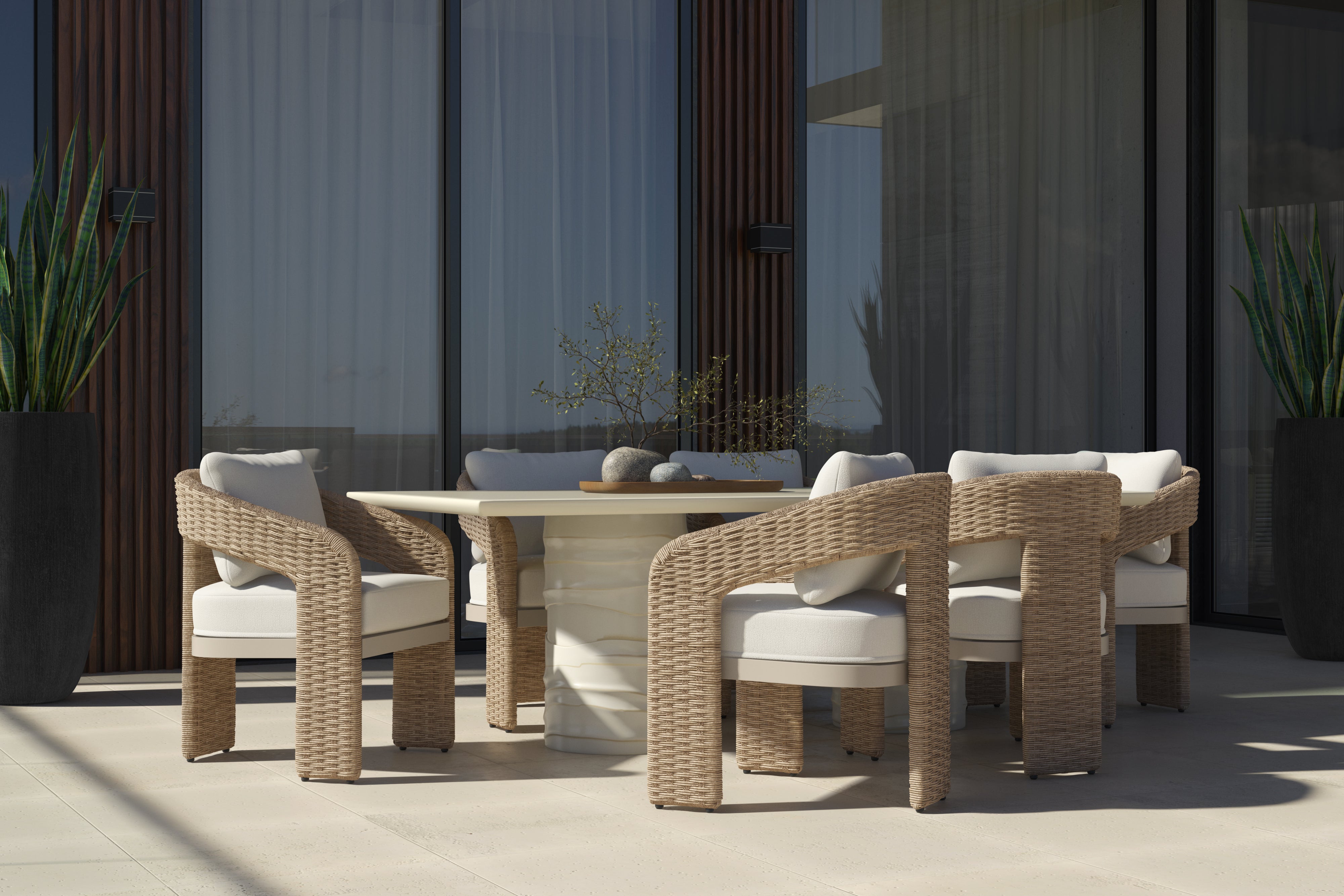 Pylos Lounge Chair - Black