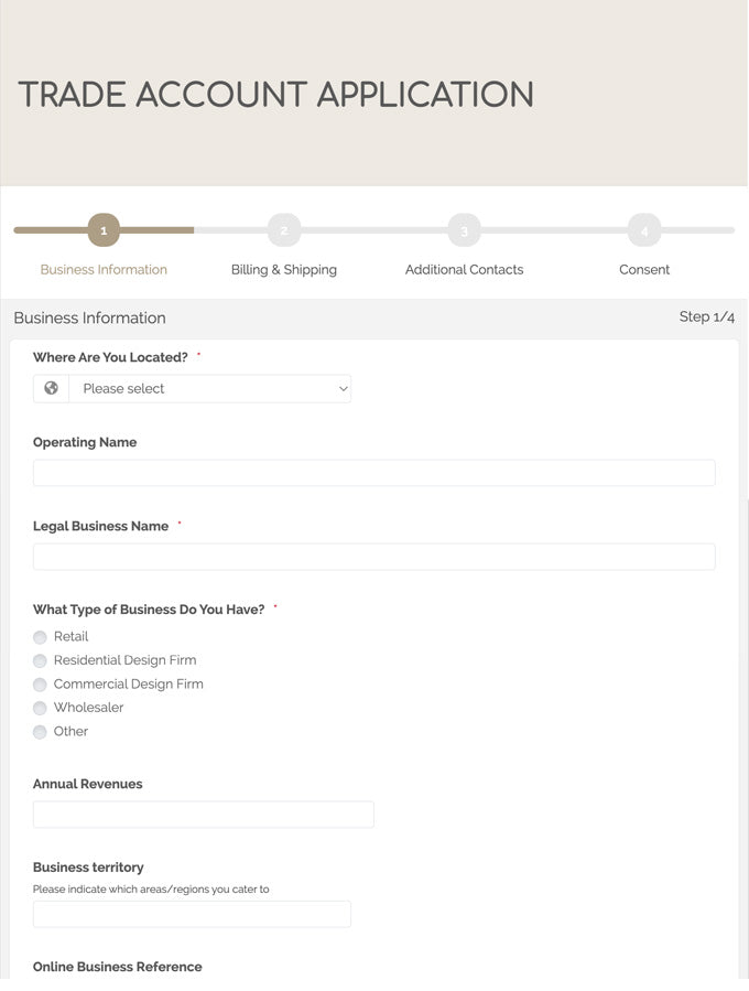 Forms – Sunpan Trading & Importing, Inc.