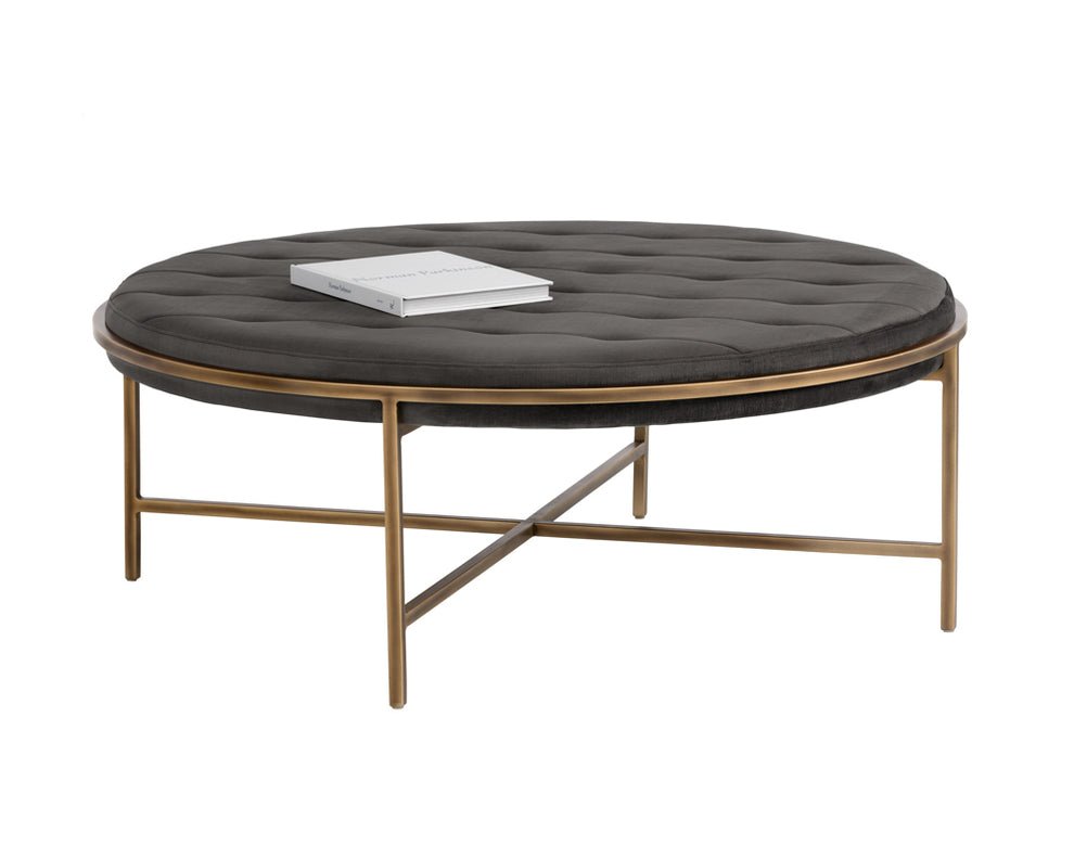 Ethel Ottoman - Round – Sunpan Trading & Importing, Inc.