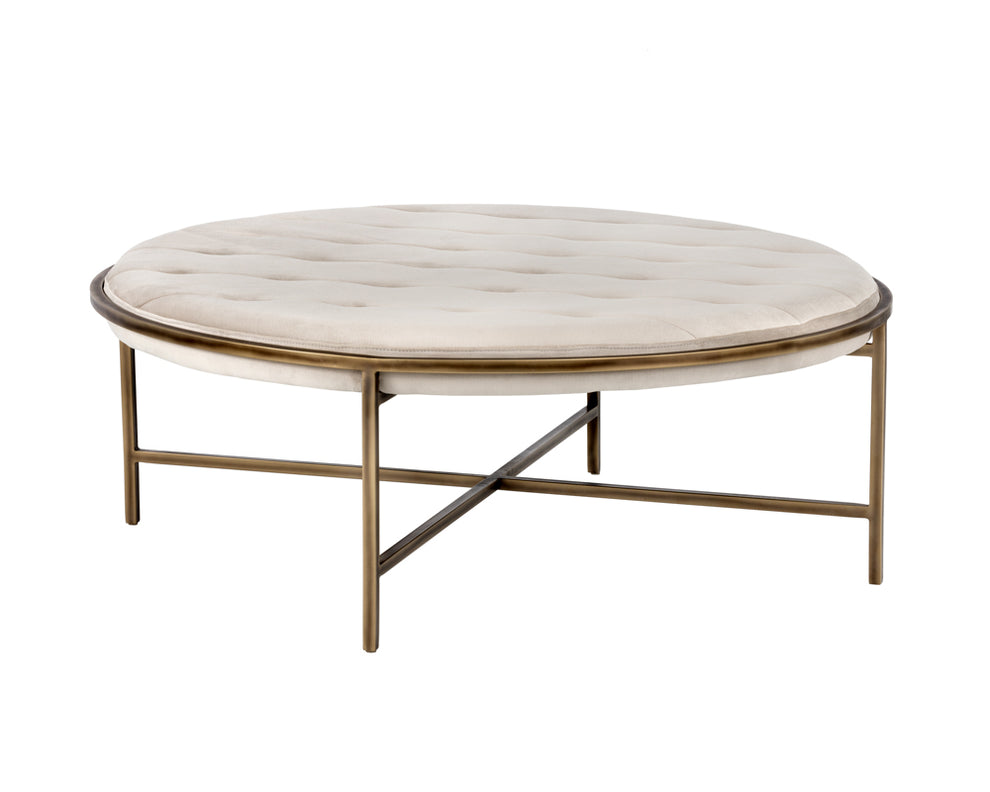 Ethel Ottoman - Round – Sunpan Trading & Importing, Inc.